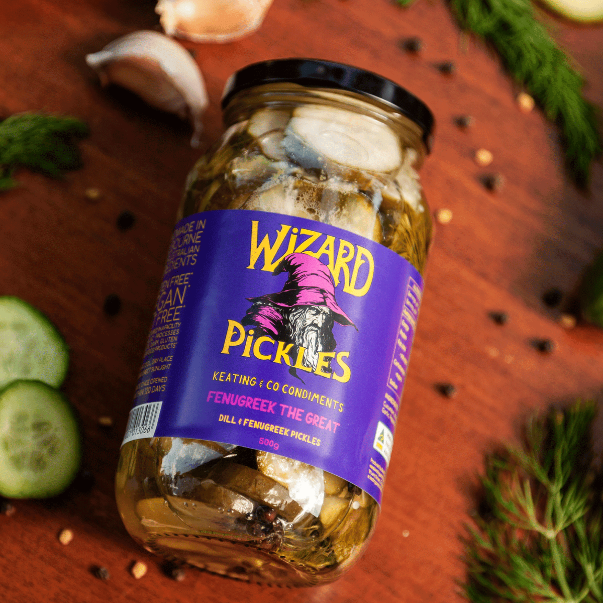 Wizard Pickles - Fenugreek The Great – keating & co. condiments