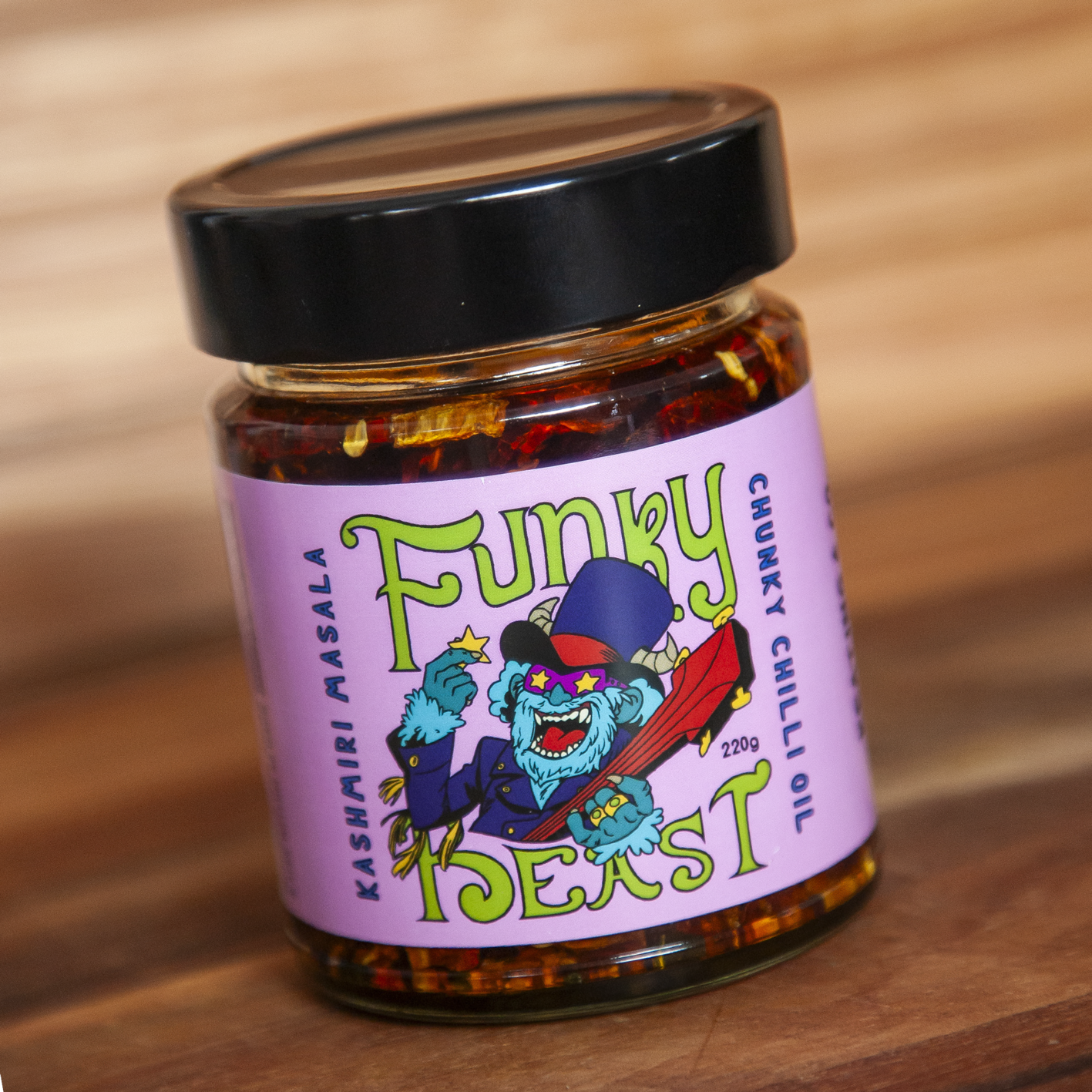 Funky Beast South Indian Masala Chilli Oil | Chunky Chilli Oil 220g ...